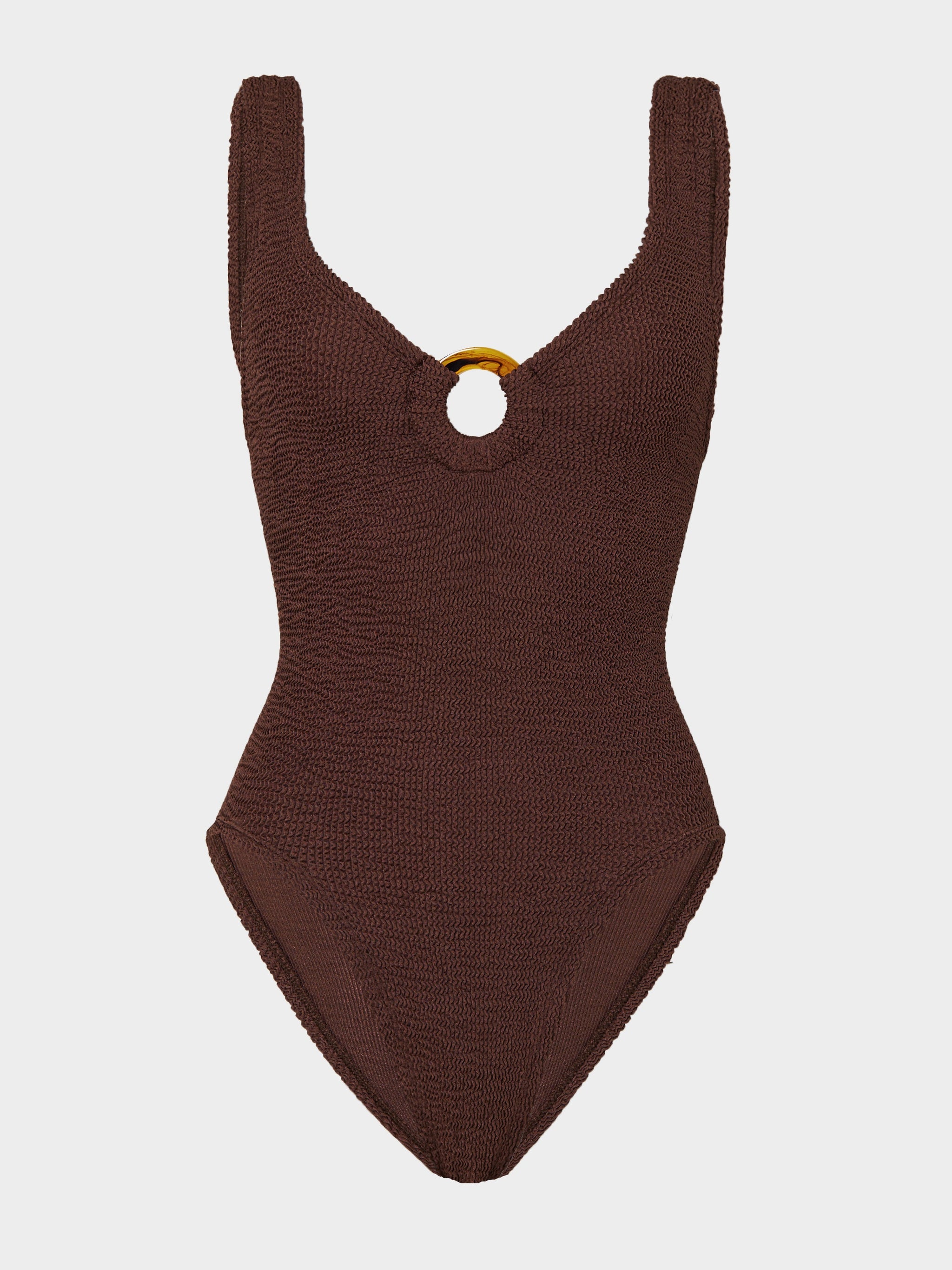 Celine Swim - Metallic Chocolate | One Size Swimwear | Hunza G