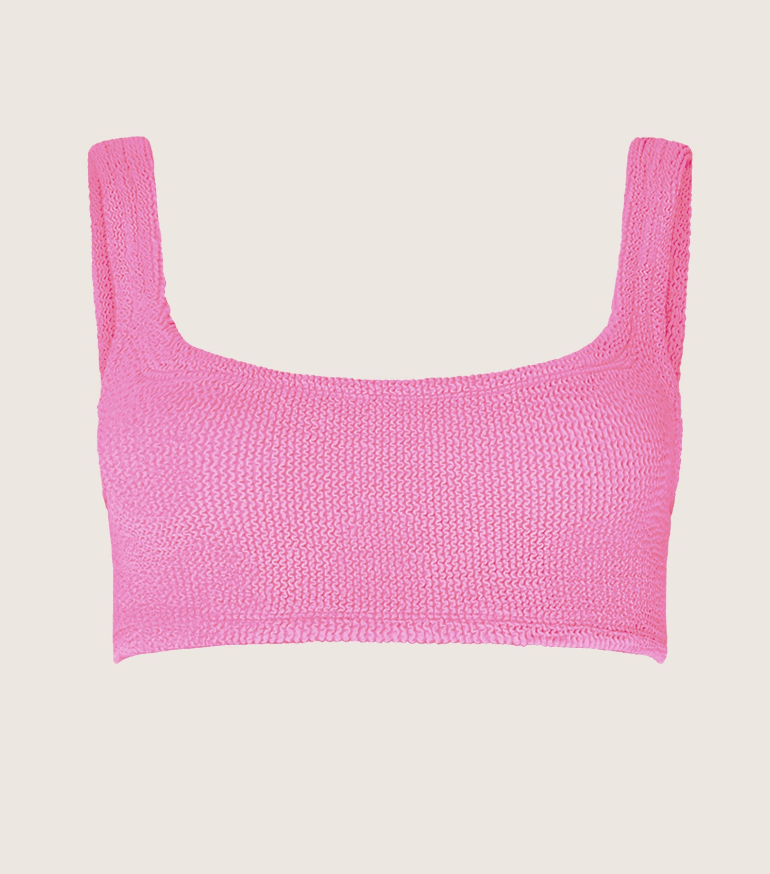 Xandra Bikini Top - Bubblegum | One Size Swimwear | Hunza G