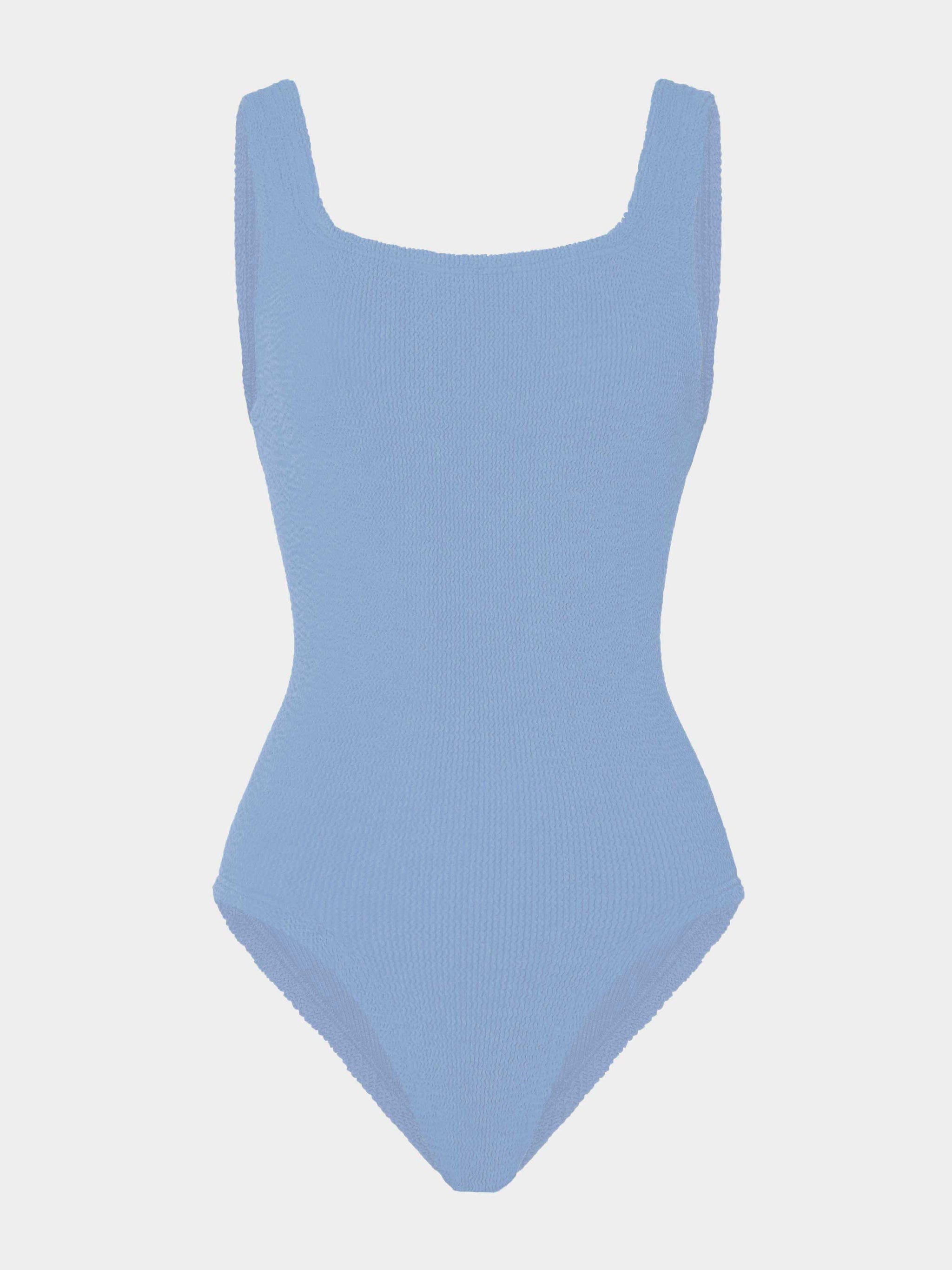Coverage Square Neck Swim - Cornflower | One Size Swimwear | Hunza G