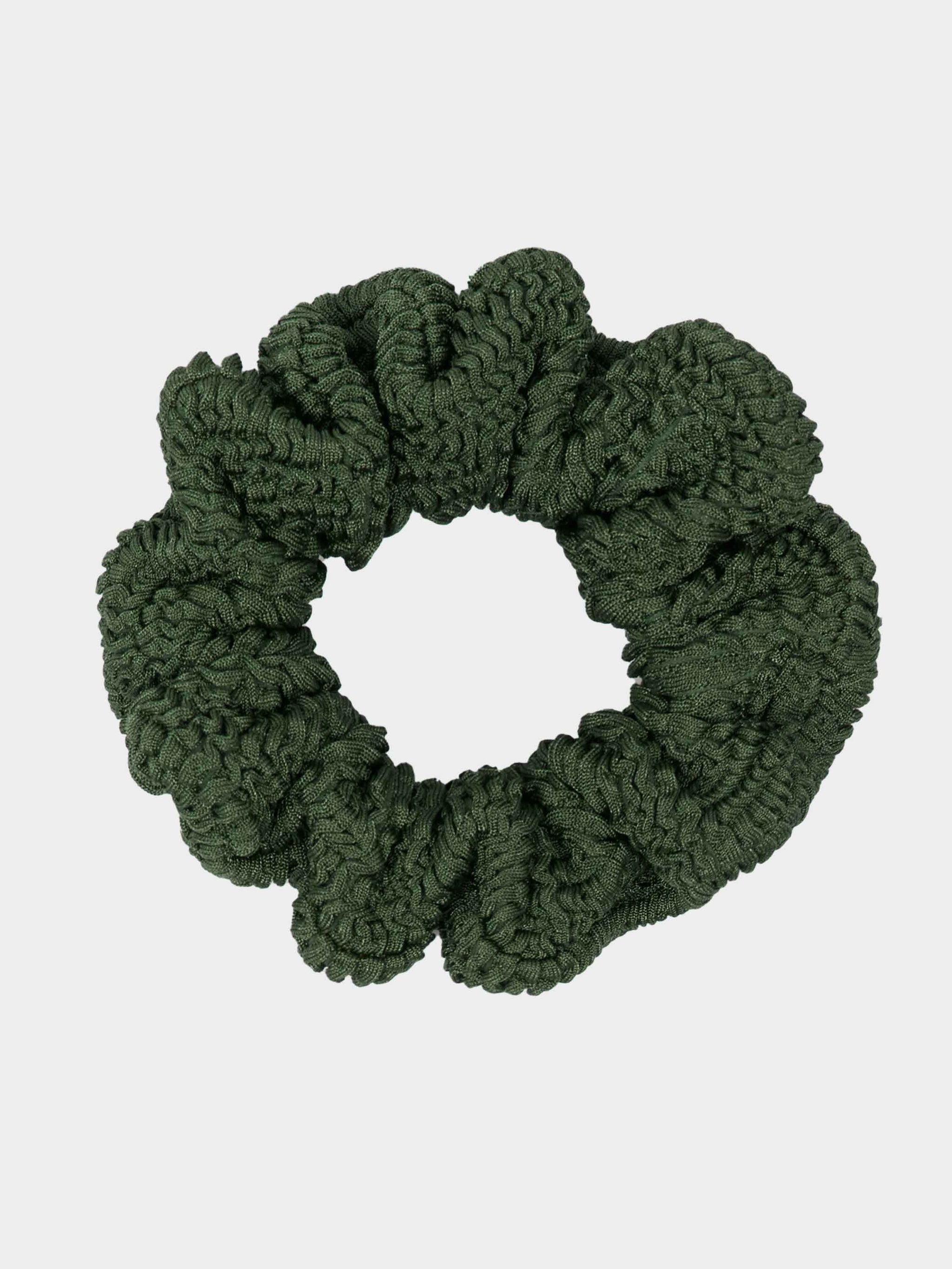 Scrunchie - Metallic Khaki