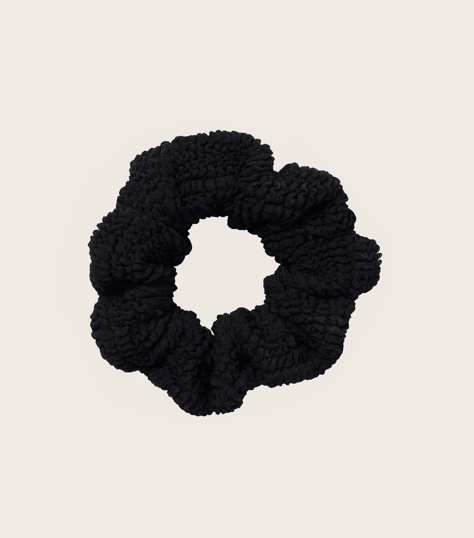 Scrunchie - Black | Signature Crinkle Scrunchie | Hunza G
